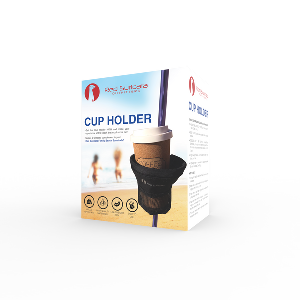 Red Suricata Beverage Holder – Holds one cup, can or bottle - for Fami