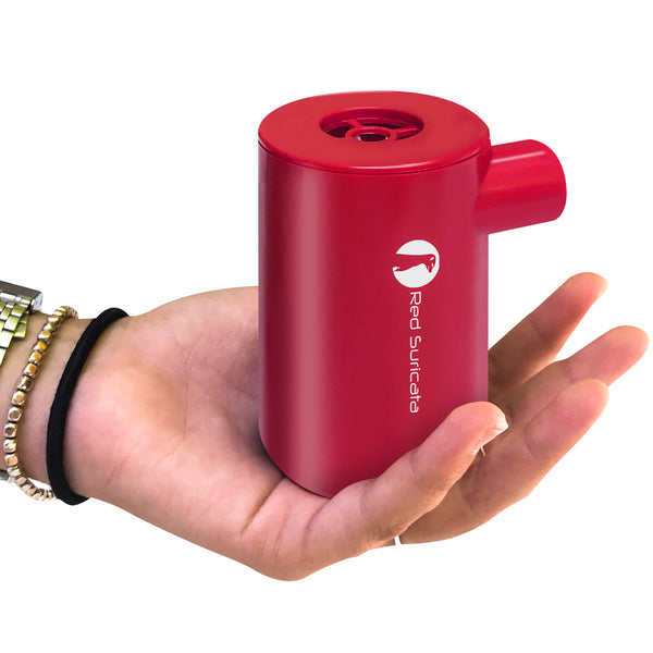 Red Suricata Powerful Little Rechargeable Electric Air Pump for Inflat